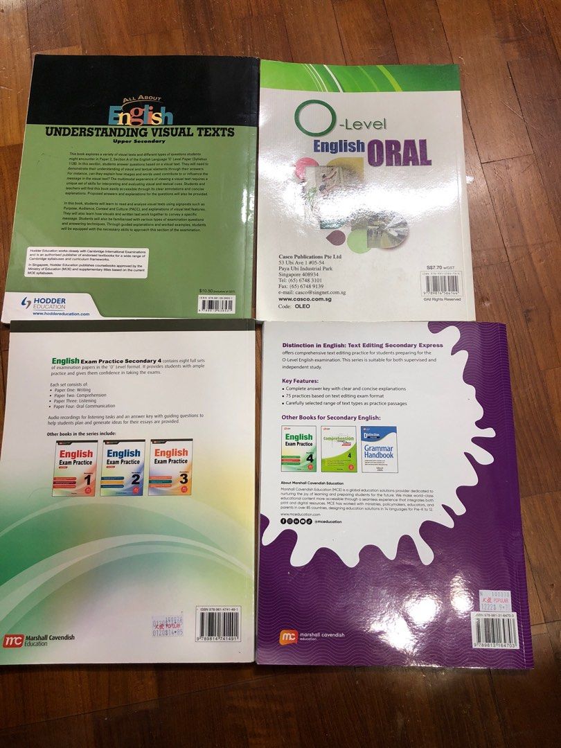 GCE O Level English assessment books, Hobbies & Toys, Books & Magazines ...