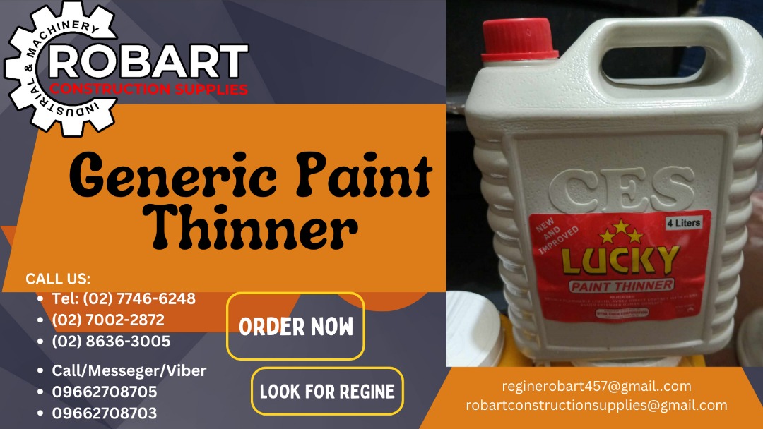 Generic Paint Thinner, Commercial & Industrial, Construction Tools ...