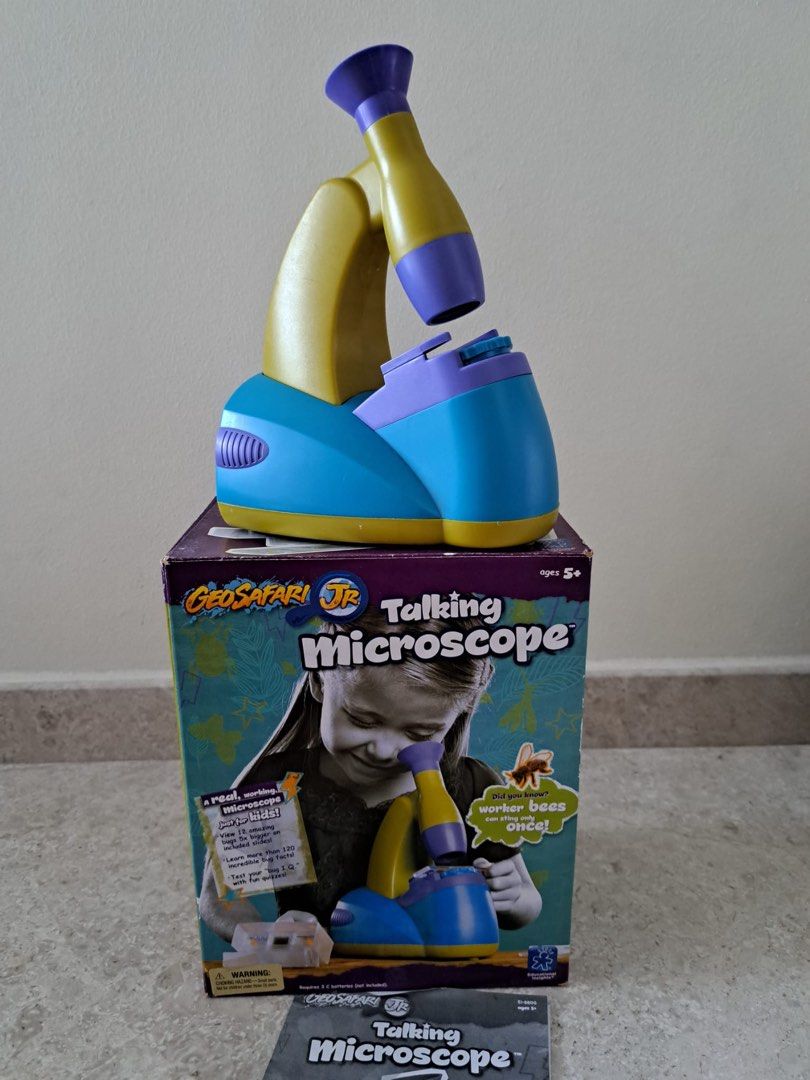 GeoSafari Jr. Talking Microscope, Hobbies & Toys, Toys & Games on Carousell