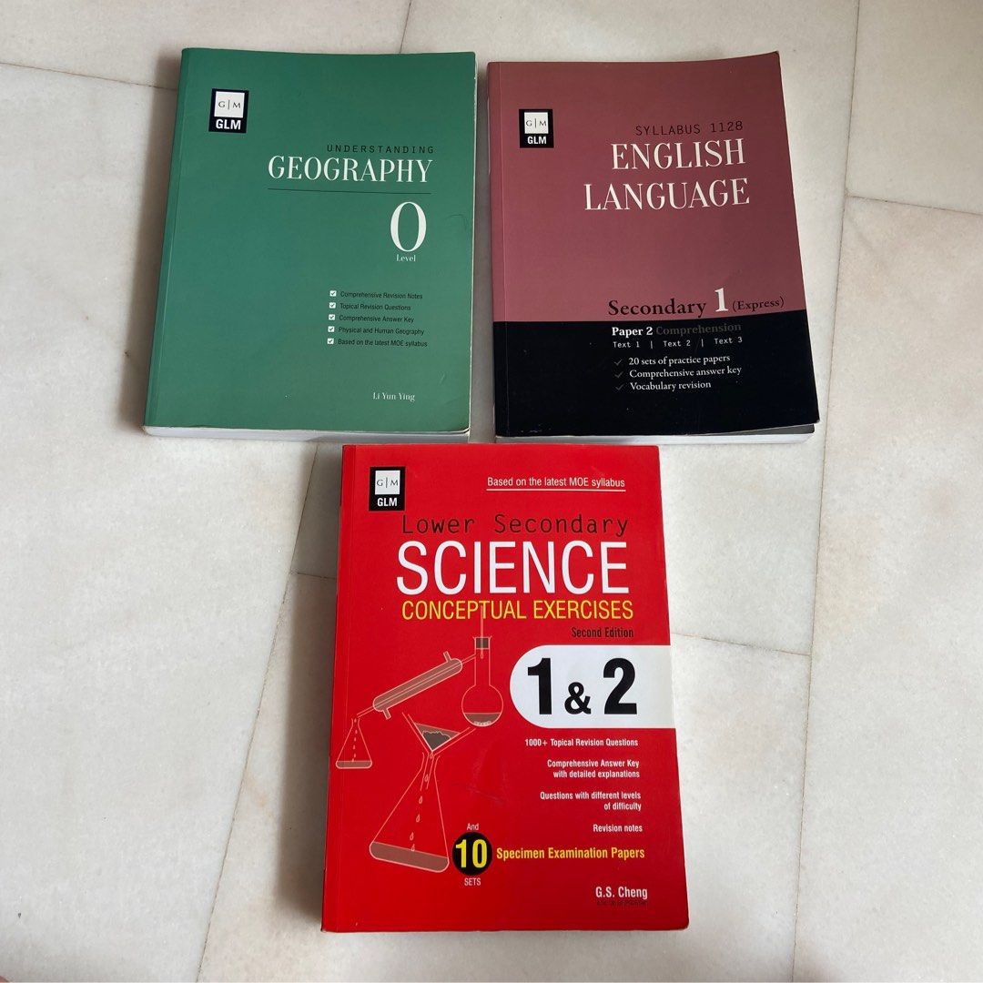 GLM Lower Secondary Science , Geography O Level, English Language ...
