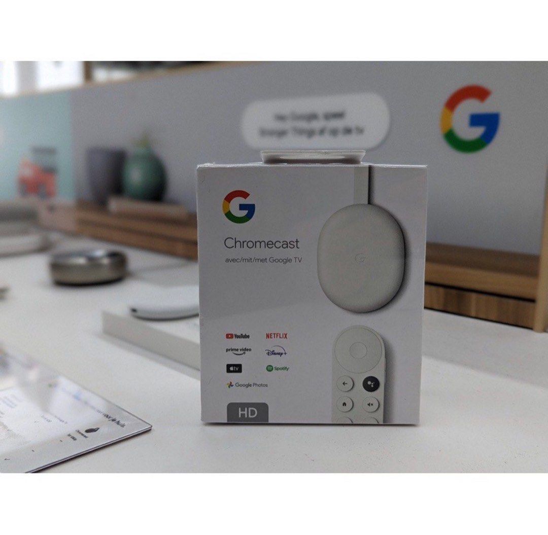 GOOGLE ChromeCast Gen4 1080HDR & 4K 2022, TV & Home Appliances, TV ...