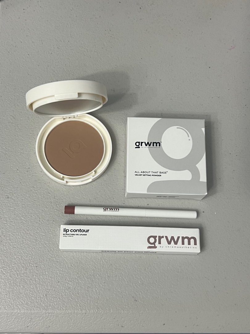 GRWM velvet powder and lip liner bundle, Beauty & Personal Care, Face ...