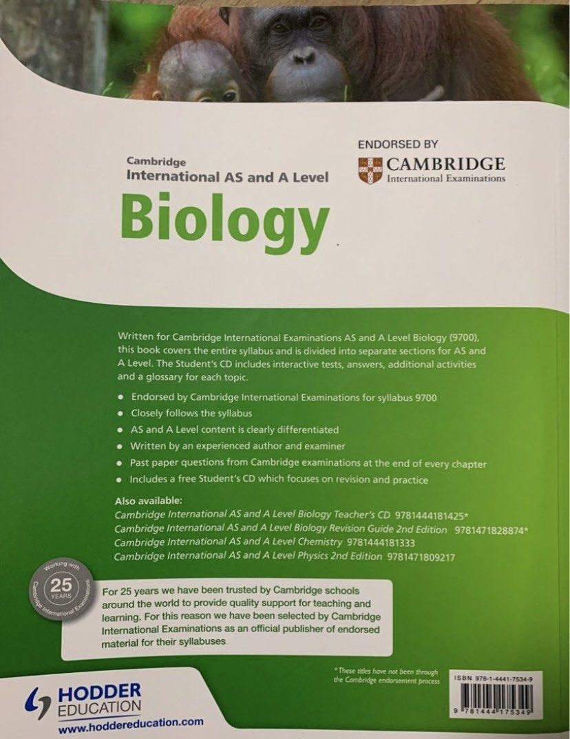 A level Biology Textbook, Hobbies & Toys, Books & Magazines, Textbooks ...