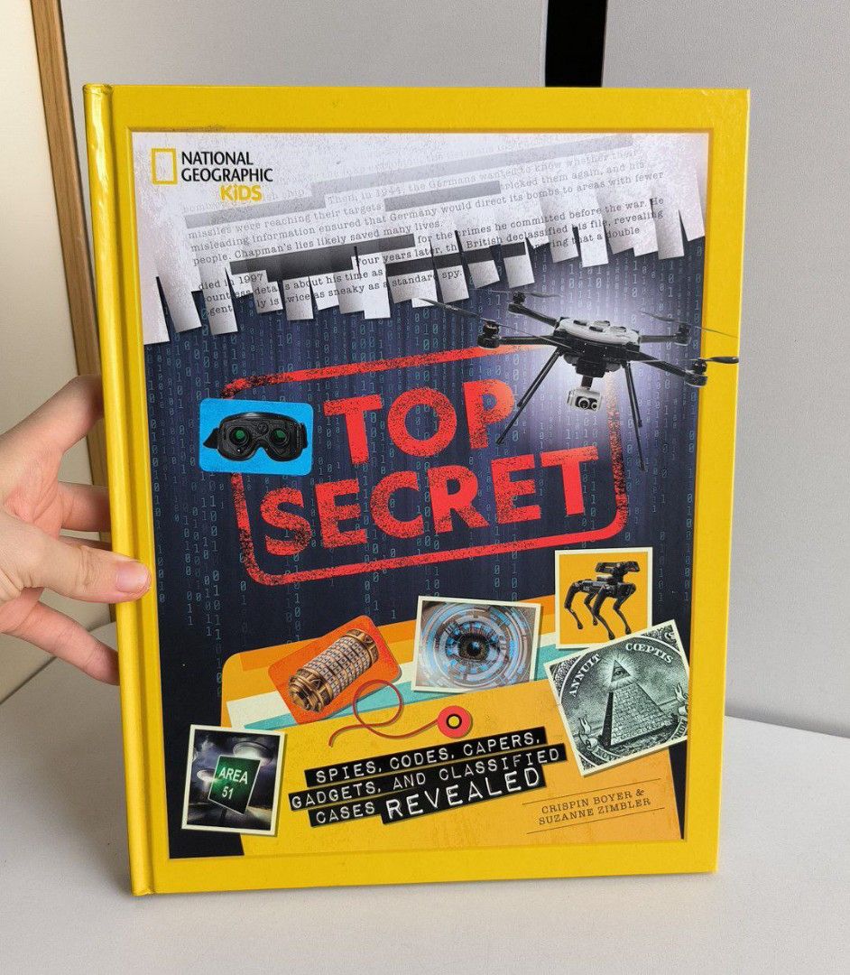 Hardcover National Geographic Kids Top Secret - spies, codes and ...