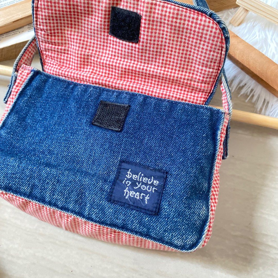 Heartstrings Denim Kili Bag, Women's Fashion, Bags & Wallets, Shoulder ...