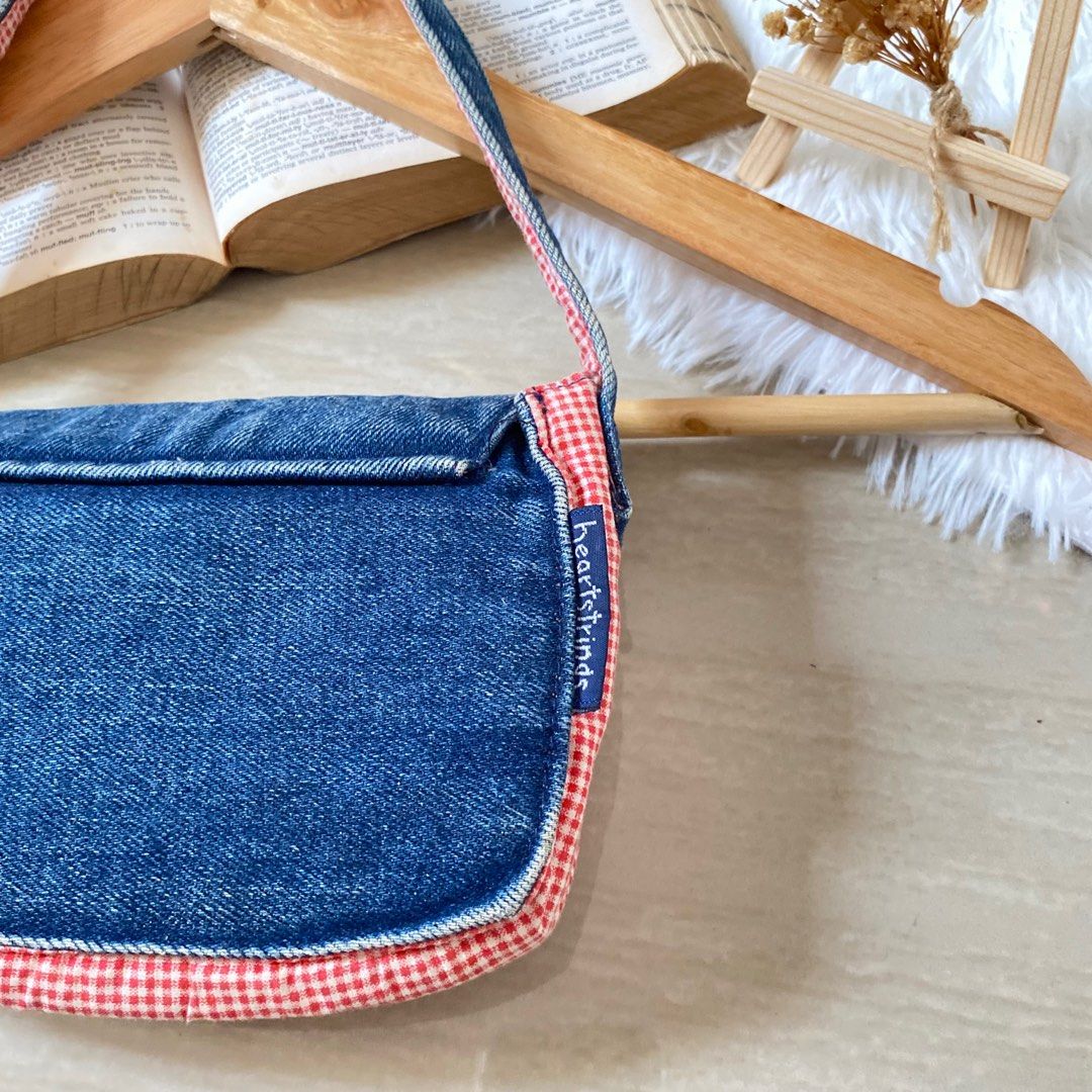 Heartstrings Denim Kili Bag, Women's Fashion, Bags & Wallets, Shoulder ...