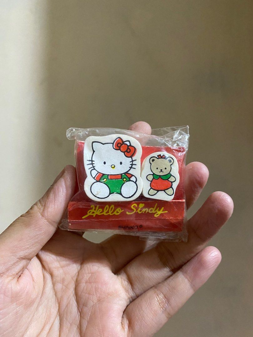 Hello Sindy Eraser, Hobbies & Toys, Stationary & Craft, Stationery ...