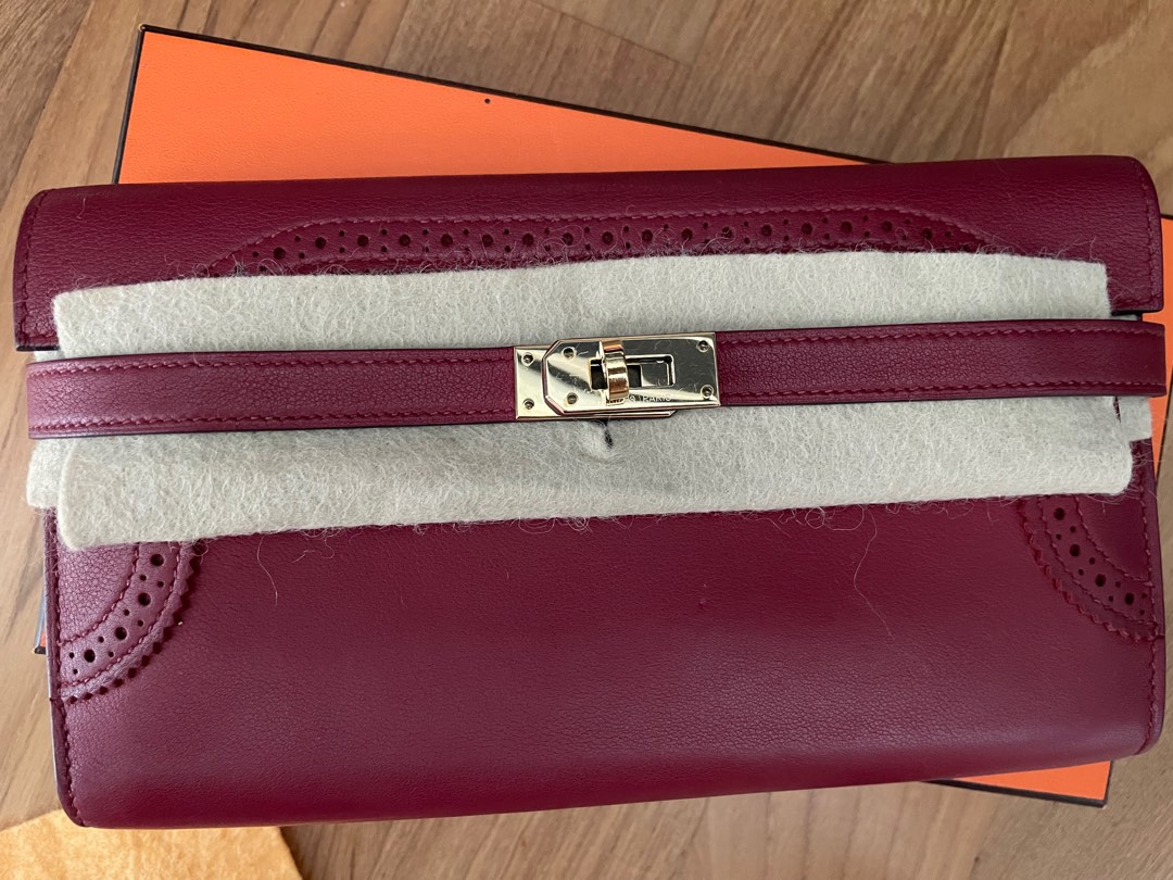 Hermes Kelly Wallet, Luxury, Bags & Wallets on Carousell