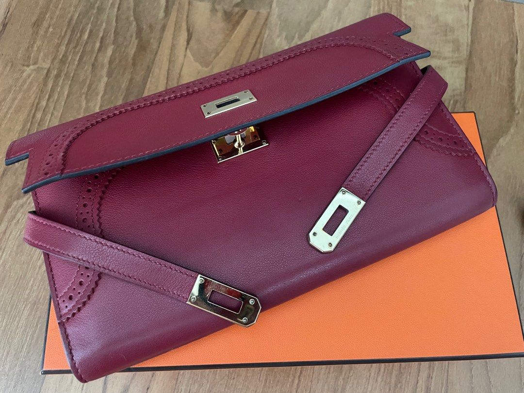 Hermes Kelly Wallet, Luxury, Bags & Wallets on Carousell