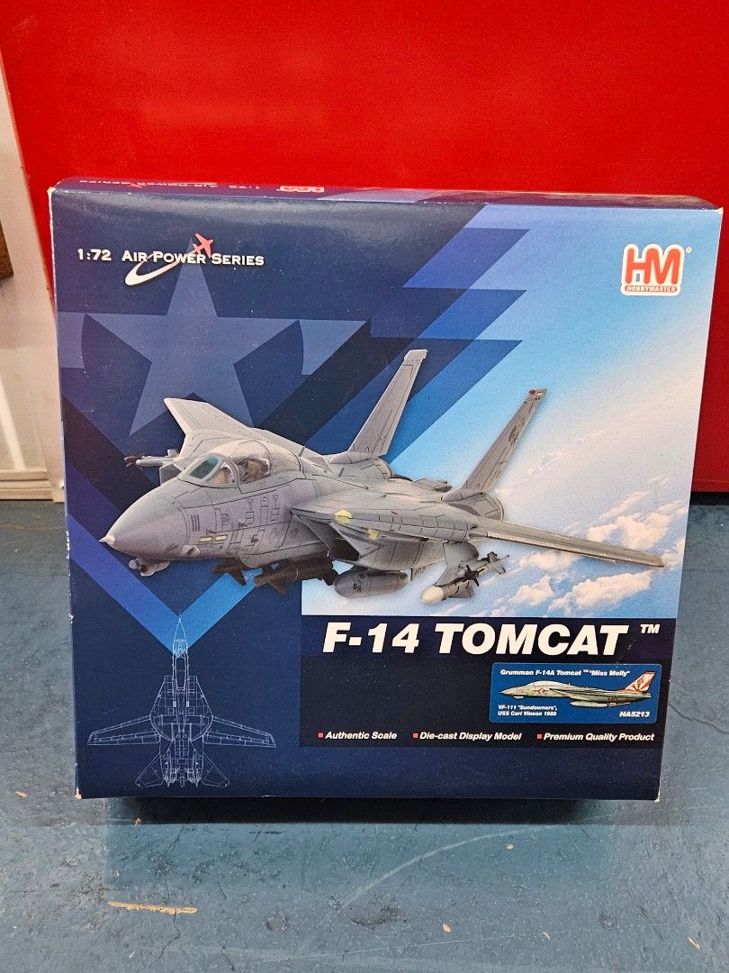 Hobby Master HA5213 F-14A, VF-111 "Sundowners", USS Carl Vinson 1989 ...