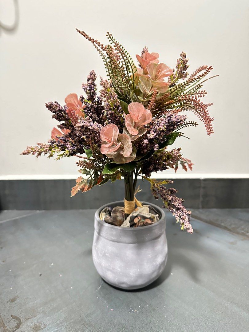 Hooga Faux plant and vase, Furniture & Home Living, Home Decor ...
