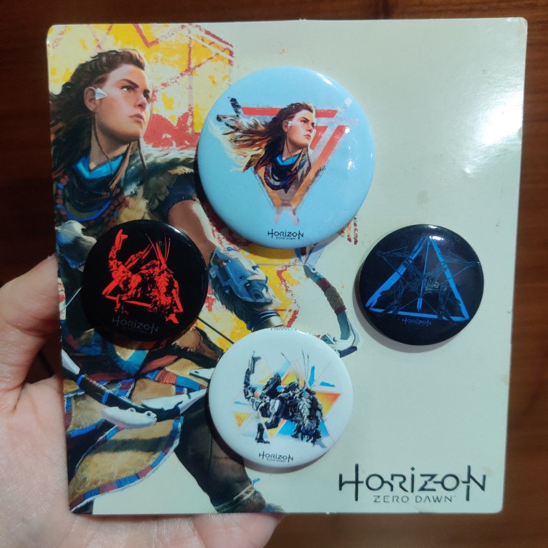 Horizon Zero Dawn limited edition collector's pins, Hobbies & Toys ...
