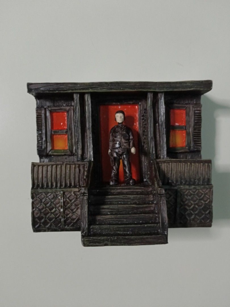 Horror Resin Michael Myers Halloween Decorations Light Up Statue Figure ...