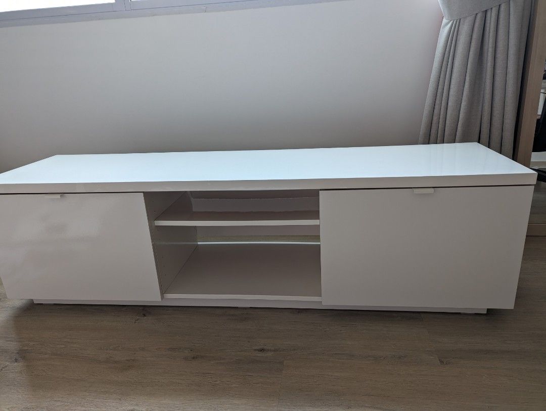 Ikea Byas TV Bench Console, Furniture & Home Living, Furniture, TV ...