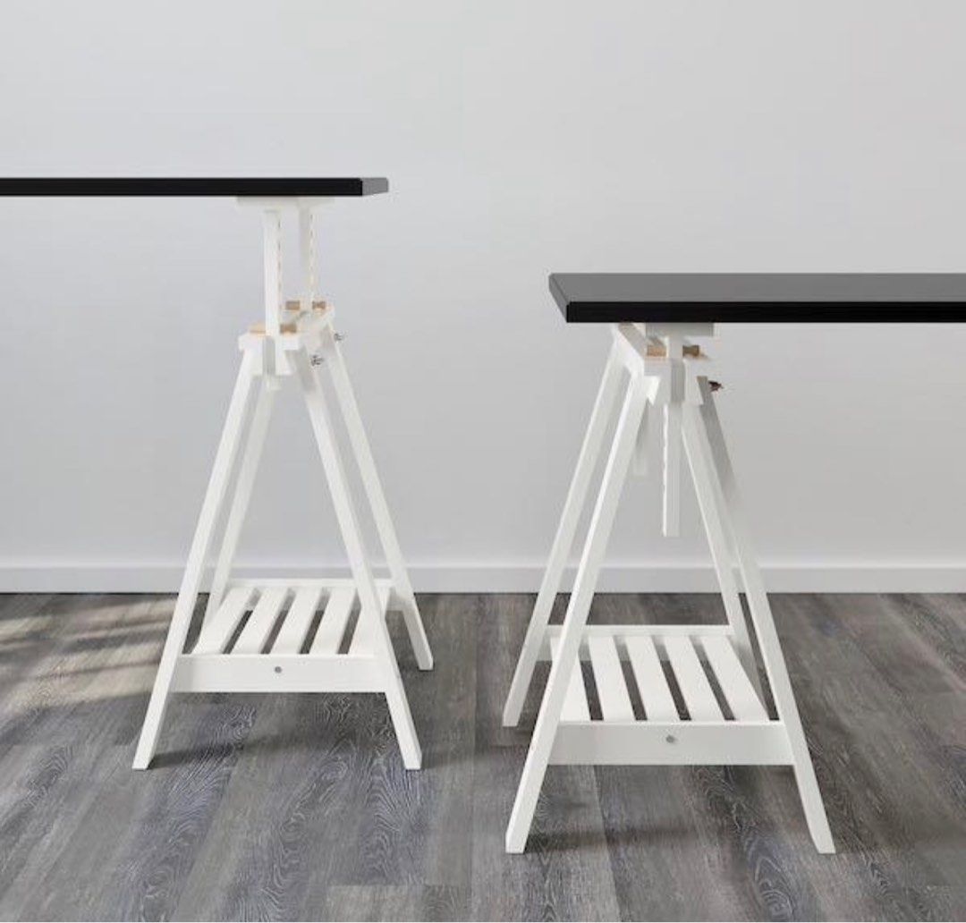 IKEA MITTBACK Trestle with Shelf, Furniture & Home Living, Furniture ...