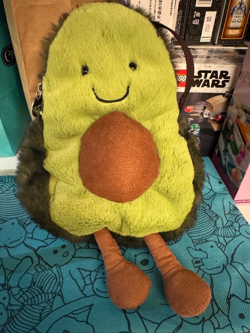 [in Stock] Bnwt Jellycat Amuseable Avocado Bag Womens Fashion Bags