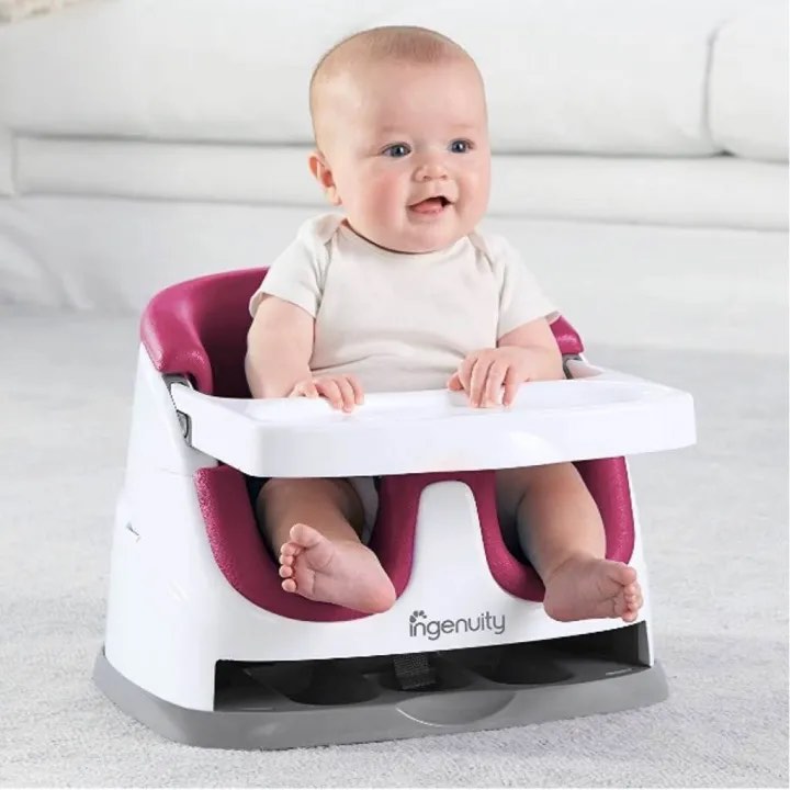 Ingenuity Baby Booster Seat - Pink, Babies & Kids, Baby Nursery & Kids ...