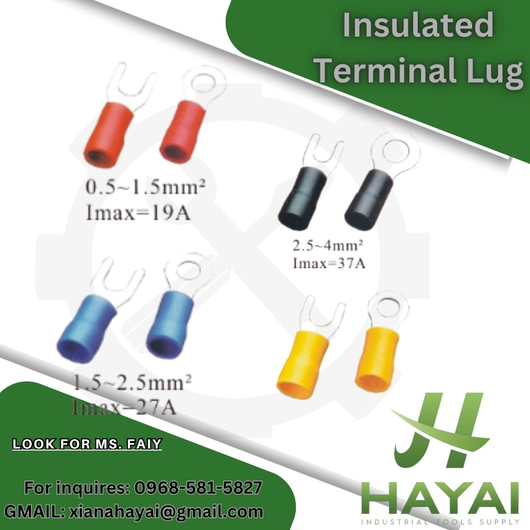 Insulated Terminal Lug, Commercial & Industrial, Construction Tools ...