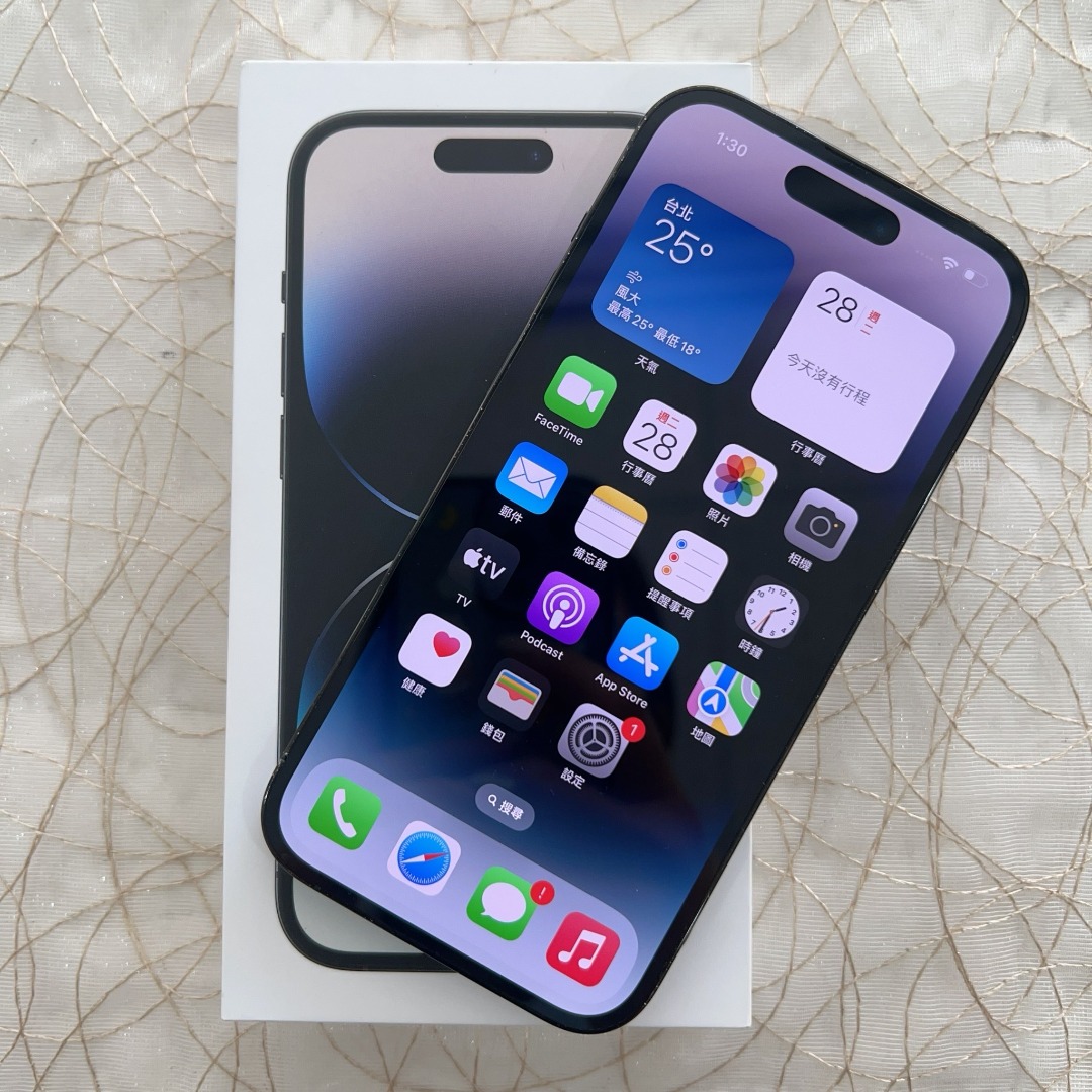 【艾爾巴二手】iPhone 14 Pro 256G 6.1吋 A2890 太空黑#二手機#勝利店 HDF24, 手機及配件, 手機, iPhone, iPhone 14 系列在旋轉拍賣