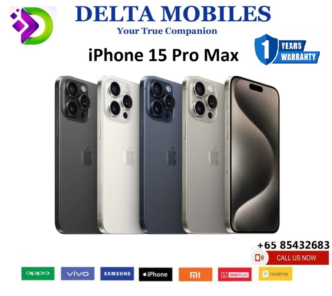 iPhone 15 Pro Max Blue Titanium 1 TB, Mobile Phones & Gadgets, Mobile ...