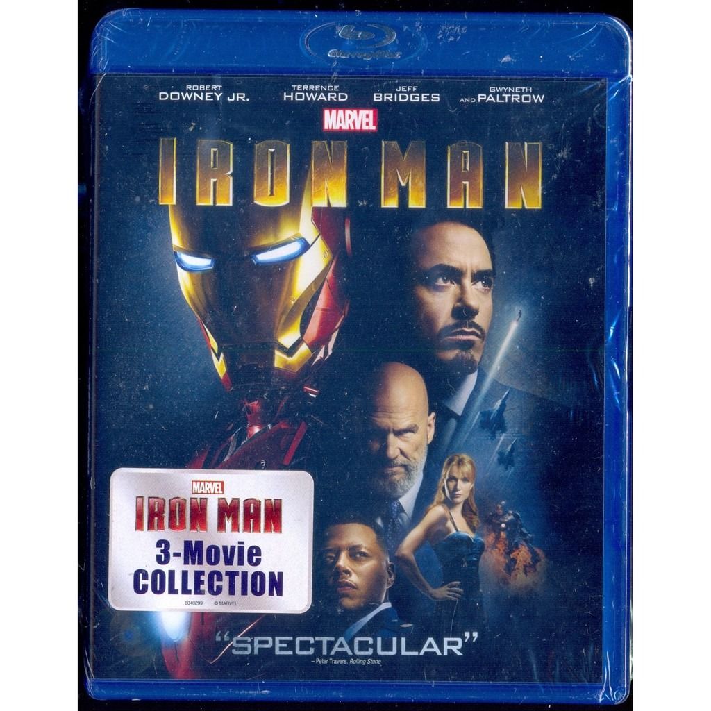 Iron Man 3-Movie Collection [ Blu-Ray ], Hobbies & Toys, Music & Media ...