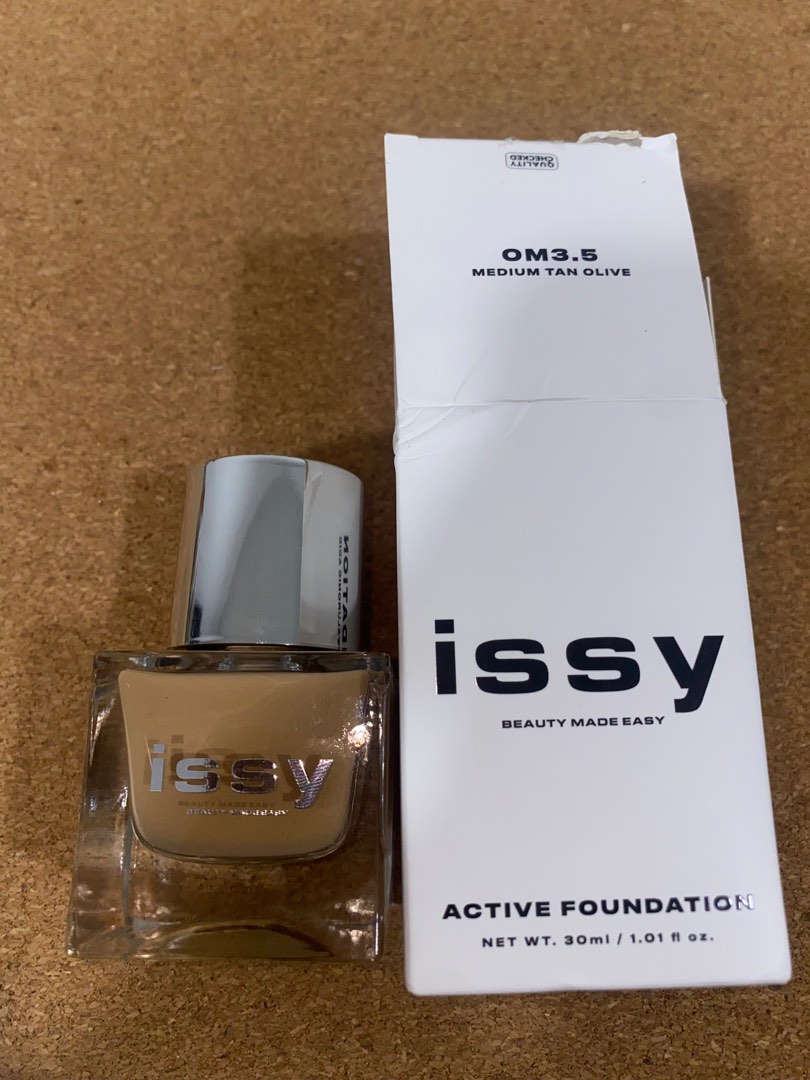 ISSY & CO ACTIVE FOUNDATION SHADE: OM3.5, Beauty & Personal Care, Face ...