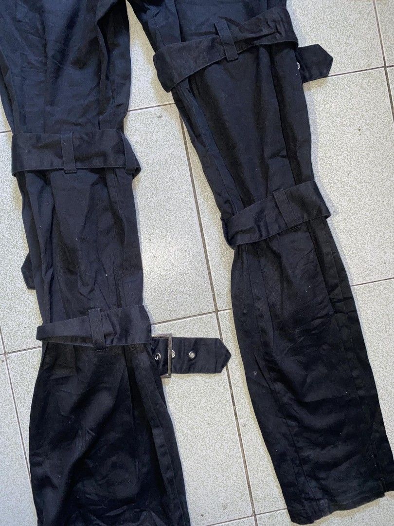 Japanese brand Secret agents buckle pants, Men's Fashion, Bottoms ...