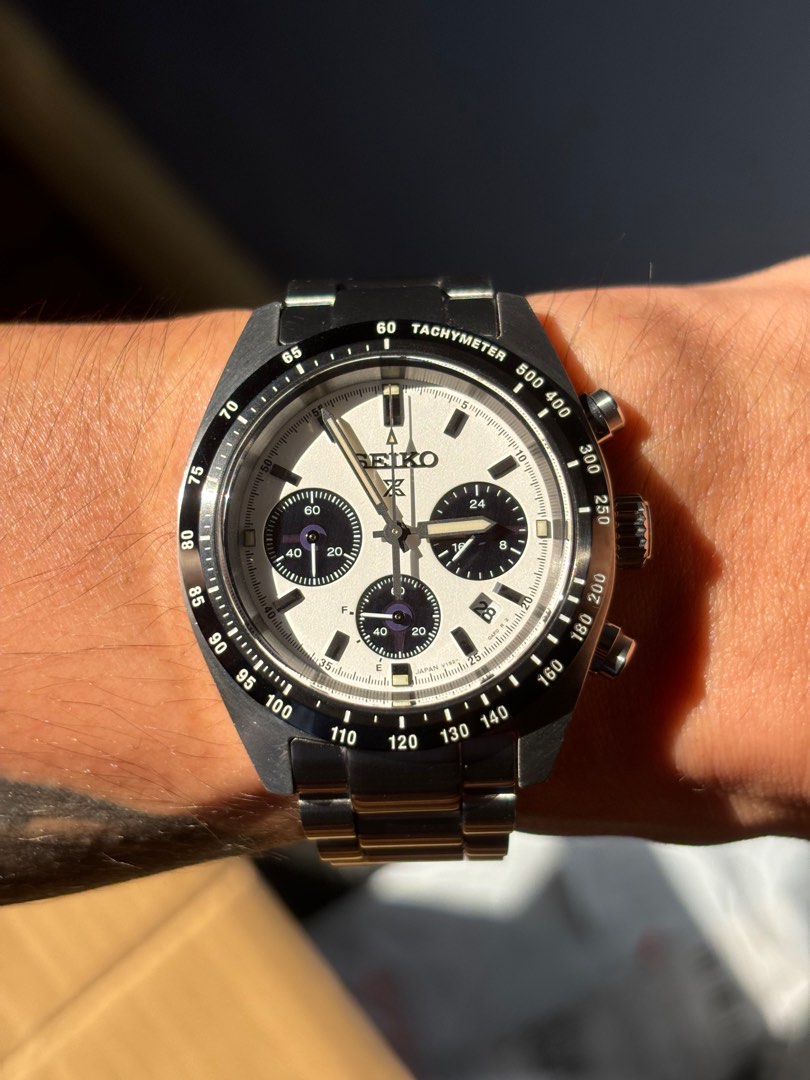 JDM Seiko Panda Speedtimer SBDL085, Men's Fashion, Watches ...