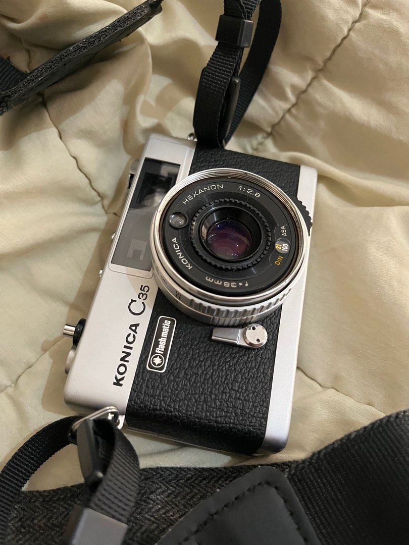 Konica C35 Film Camera, Photography, Cameras on Carousell