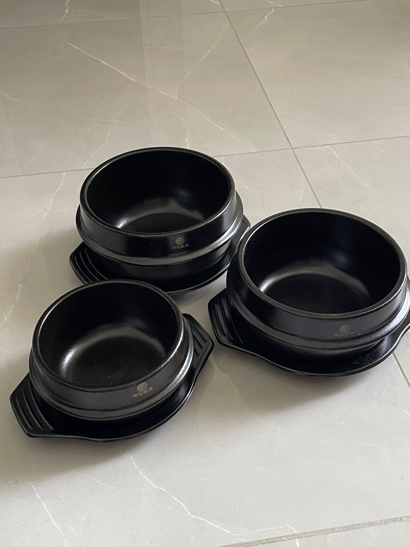 Korean Dolsot Hot Stone Pot Bowl with Trivet: Stone Pot Hot Pot for ...