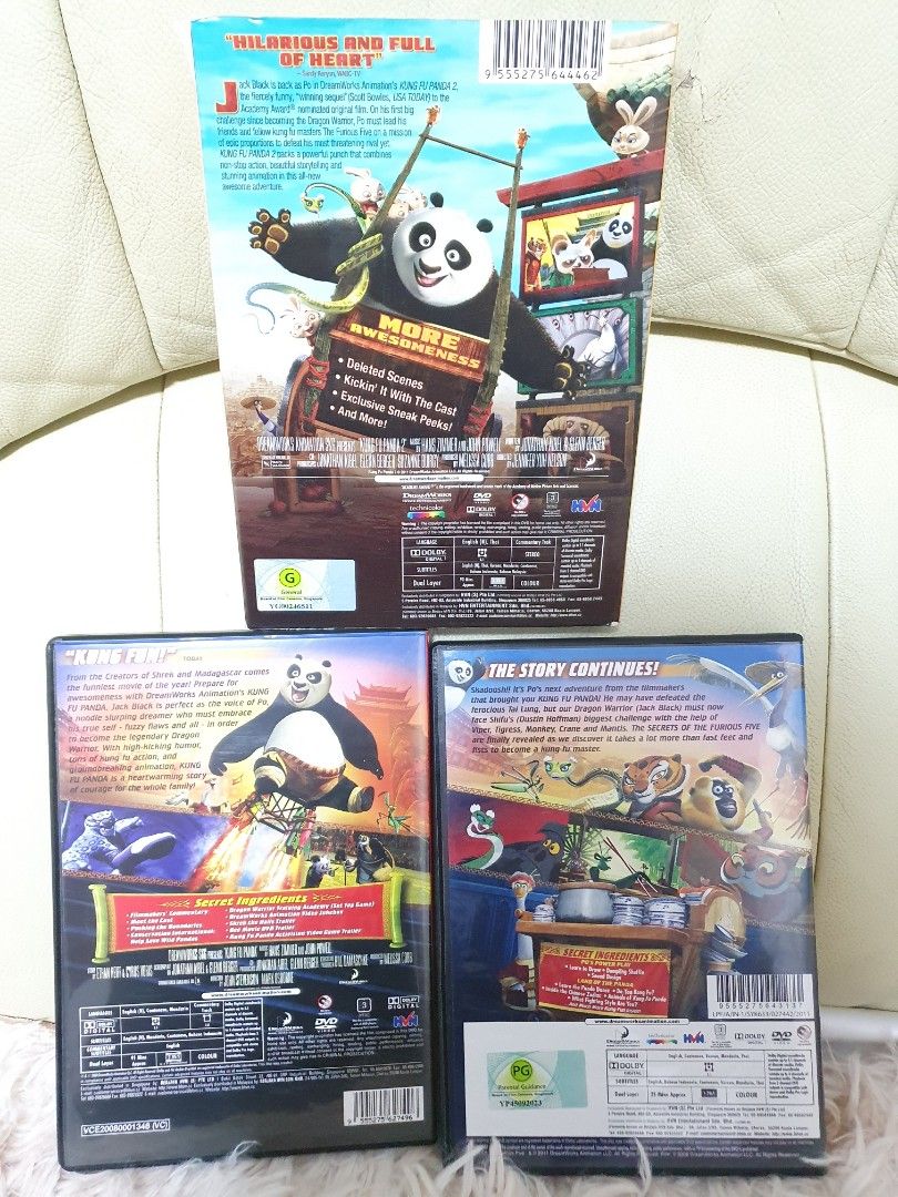 Kung fu panda DVD movie, Hobbies & Toys, Music & Media, CDs & DVDs on ...