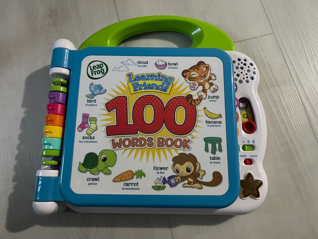 Leapfrog 100 words book, Hobbies & Toys, Toys & Games on Carousell