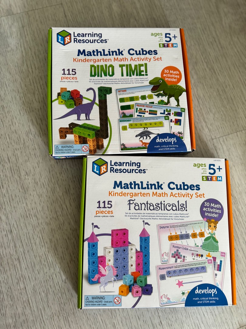 Learning resources mathlink cubes dino & fantasy, Hobbies & Toys, Toys ...