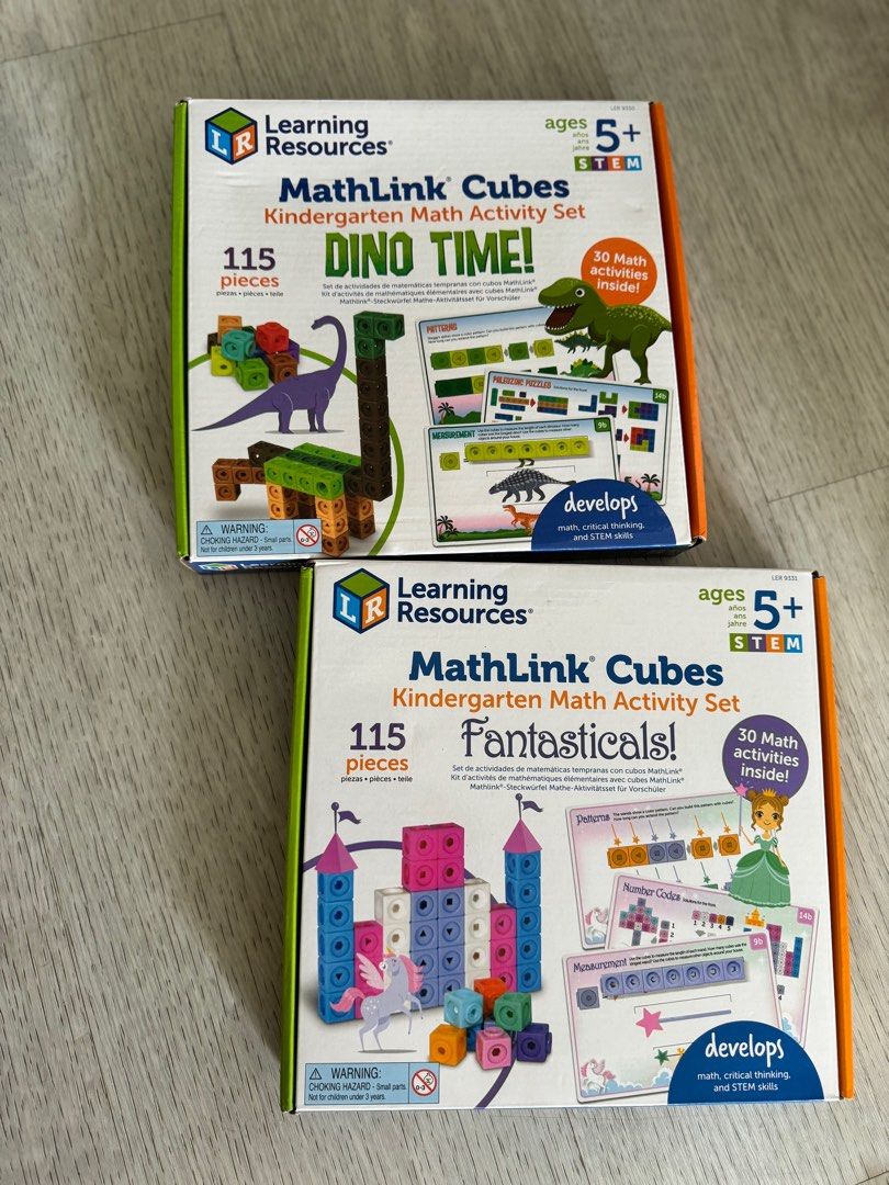 Learning resources mathlink cubes dino & fantasy, Hobbies & Toys, Toys ...