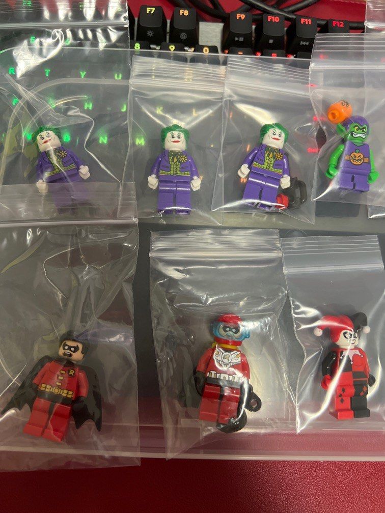 Lego Batman Joker Villian Robin Scuba Robin Green Goblin Harley Quinn ...