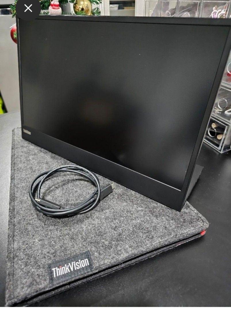 Lenovo Thinkvision M15 portable monitor, Computers & Tech, Parts ...