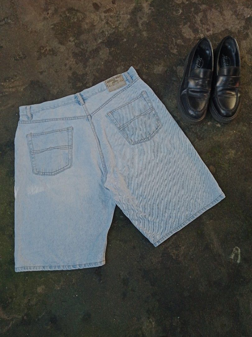 Light Washed Jorts, Men's Fashion, Bottoms, Shorts on Carousell