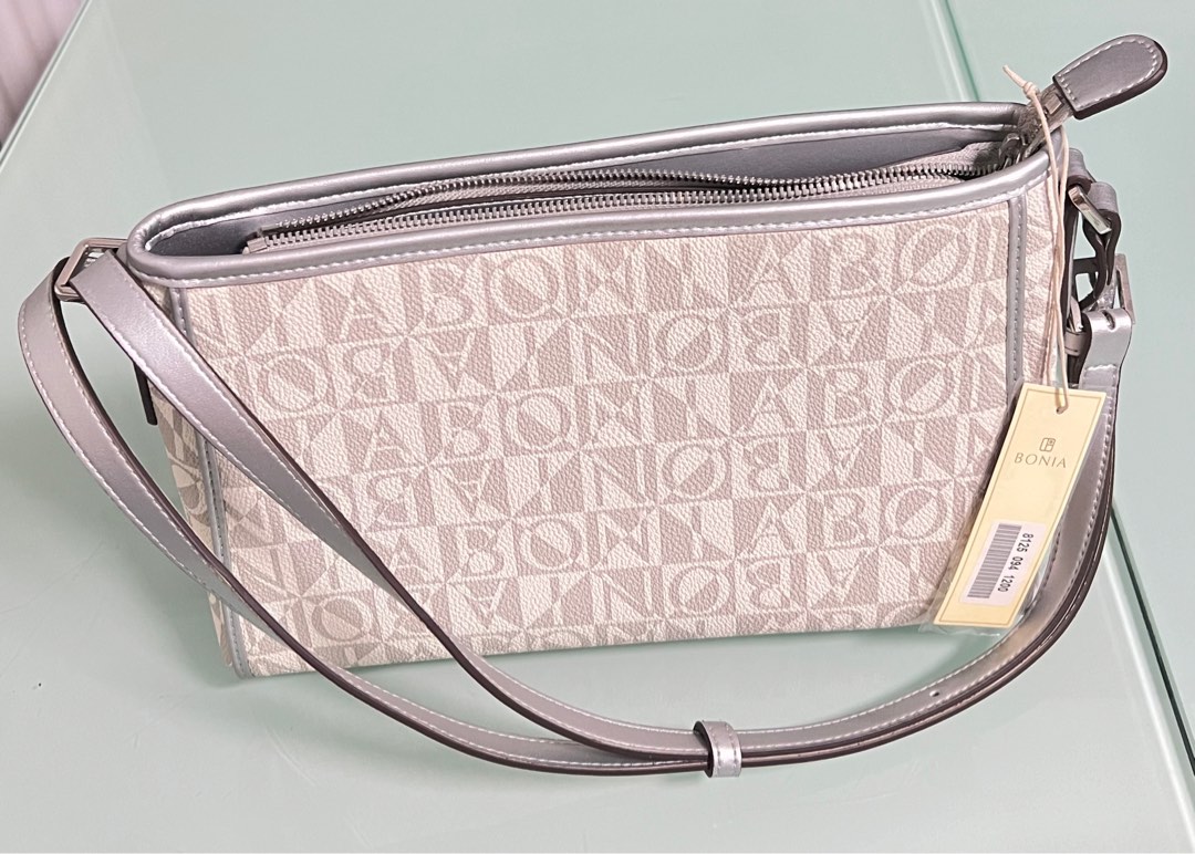 Like New Authentic Bonia Bag in White, Women's Fashion, Bags & Wallets ...