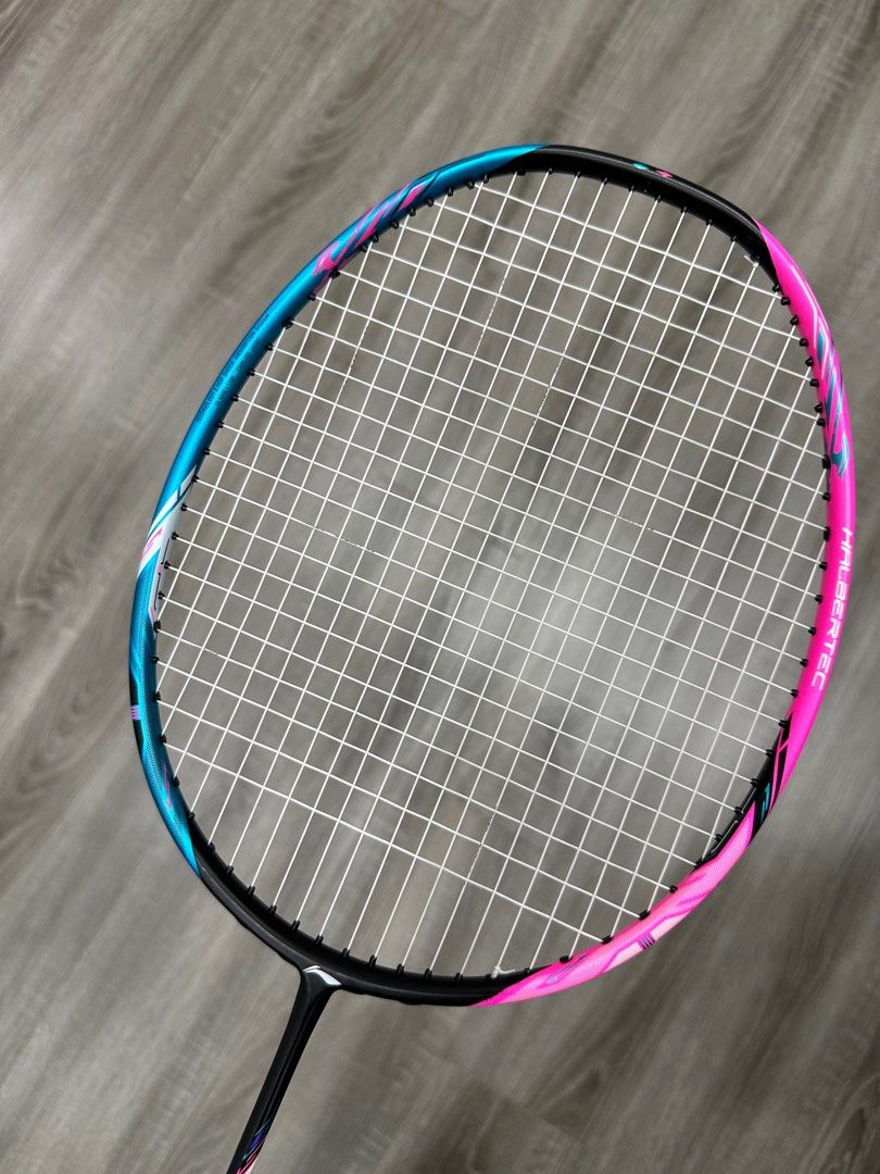 LiNing Halbertec 8000 4U. Exbolt 65 strung at 25lbs., Sports Equipment ...