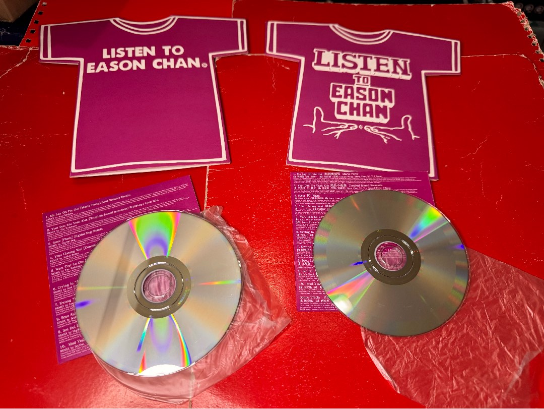 陳奕迅Listen To Eason Chan (CD + Remix CD) 2007年T-Shirt『紙』形版本, 興趣及遊戲, 音樂、樂器 & 配件, 音樂與媒體 - CD 及 DVD ...