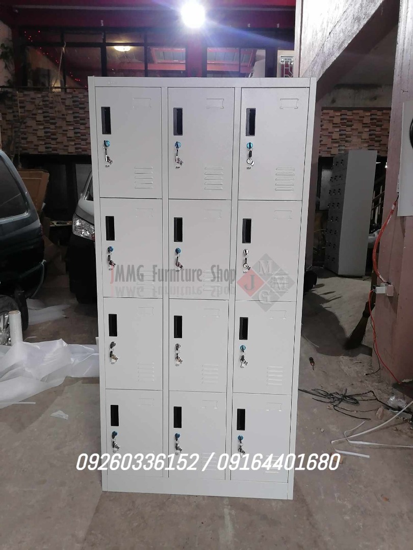 LOCKER CABINET / 12DOOR / GAUGE 20, Furniture & Home Living, Office ...