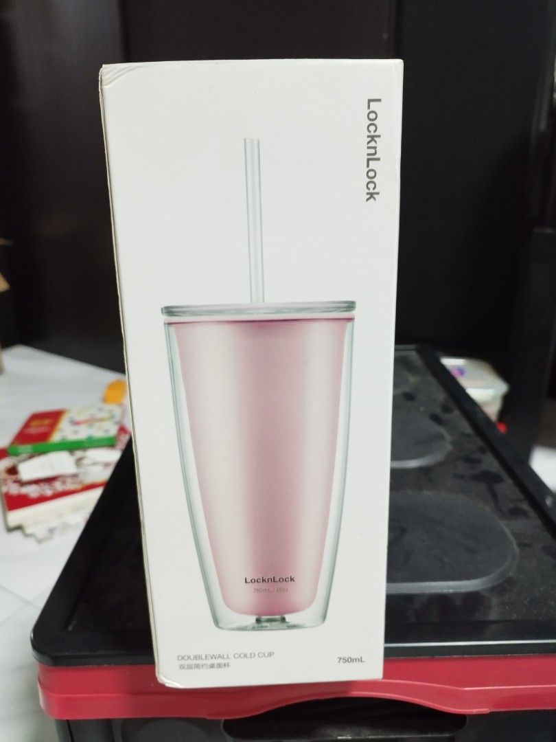 LocknLock coldcup Pink, Furniture & Home Living, Kitchenware ...