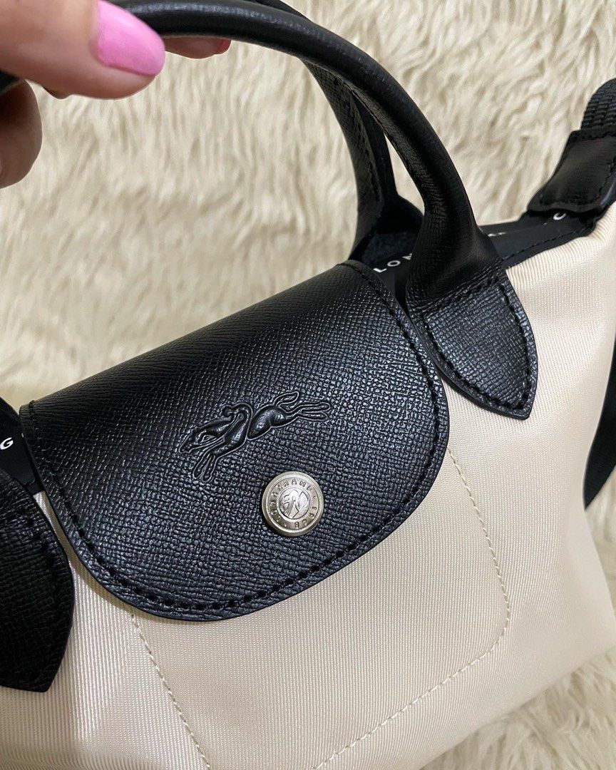 Longchamp energy xs mini authentic in ivory white, Luxury, Bags ...