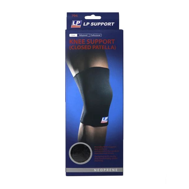 LP SUPPORT KNEE SUPPORT CLOSED PATELLA - OLYMPIC VILLAGE UNITED, Health & Nutrition, Braces ...