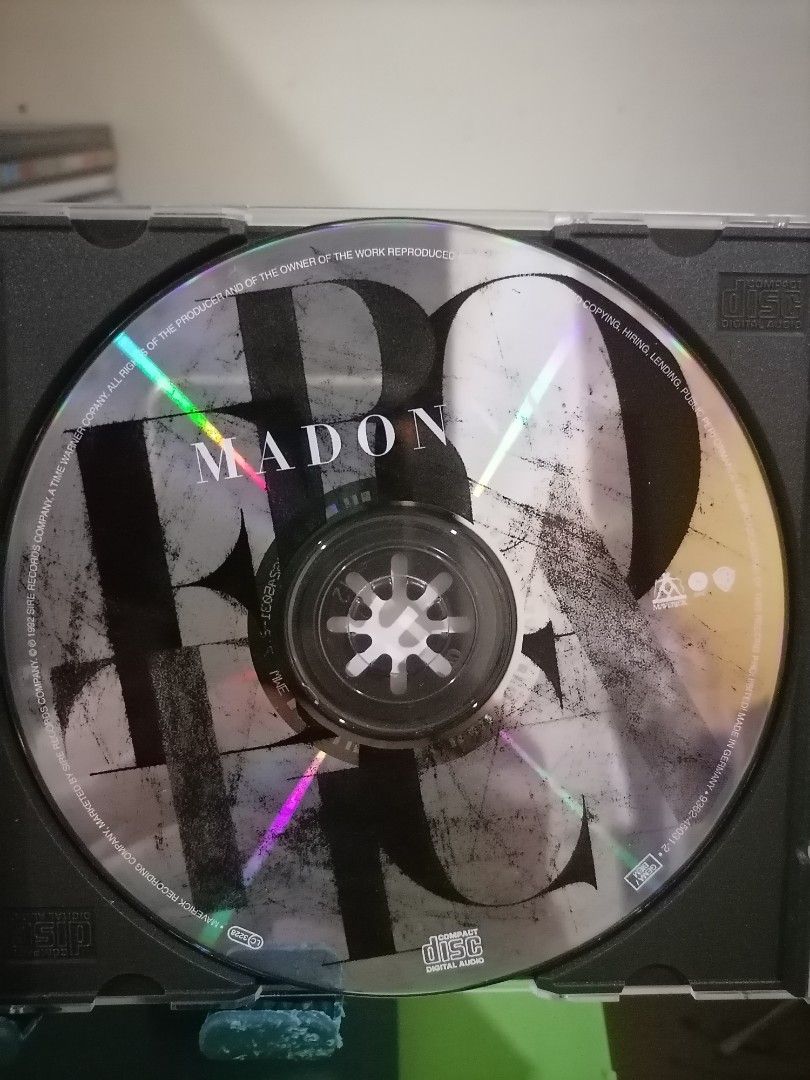 MADONNA, EROTICA, Hobbies & Toys, Music & Media, CDs & DVDs on Carousell