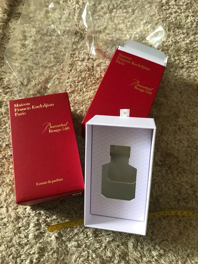 MAISON FRANCIS KURKDJIAN BACCARAT ROUGE 540 EXTRAIT DE PARFUM BOX ONLY BOKS MEWAH TEBAL YA NEW ...