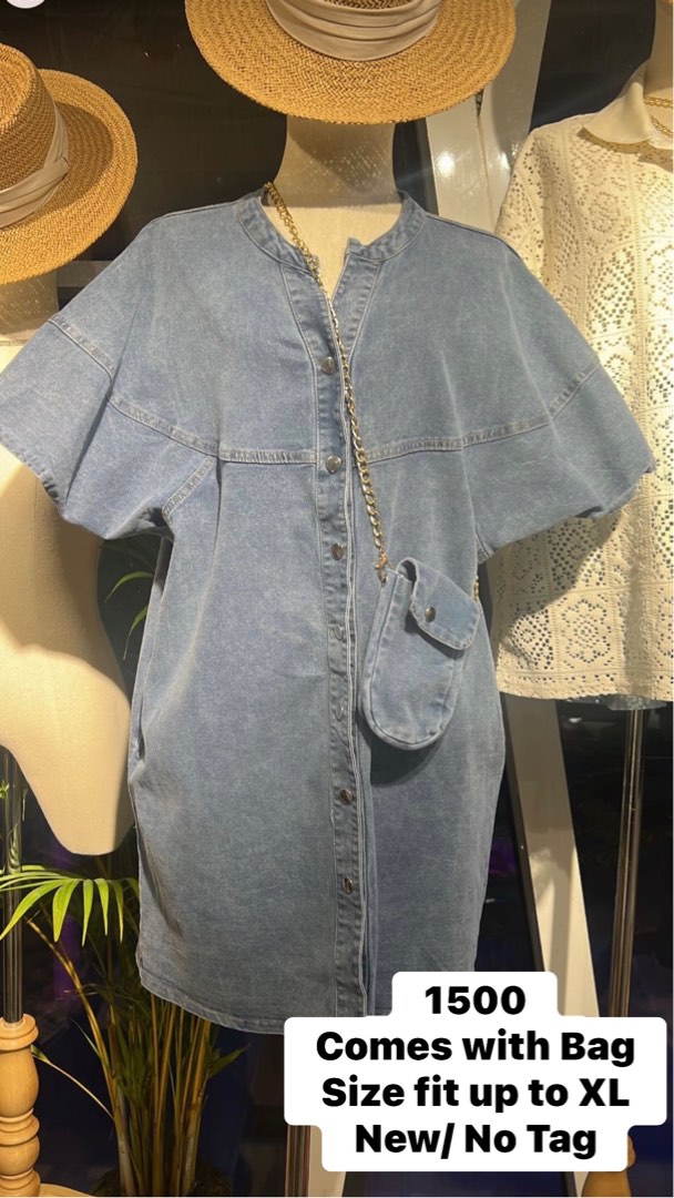 Maong Dress, Women's Fashion, Dresses & Sets, Sets or Coordinates on ...