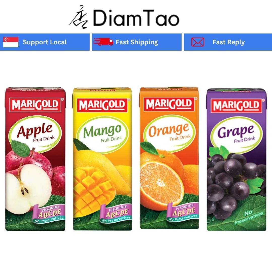 Marigold Fruit Drink Assorted Flavors 250ml x 24 Packet, Food & Drinks ...