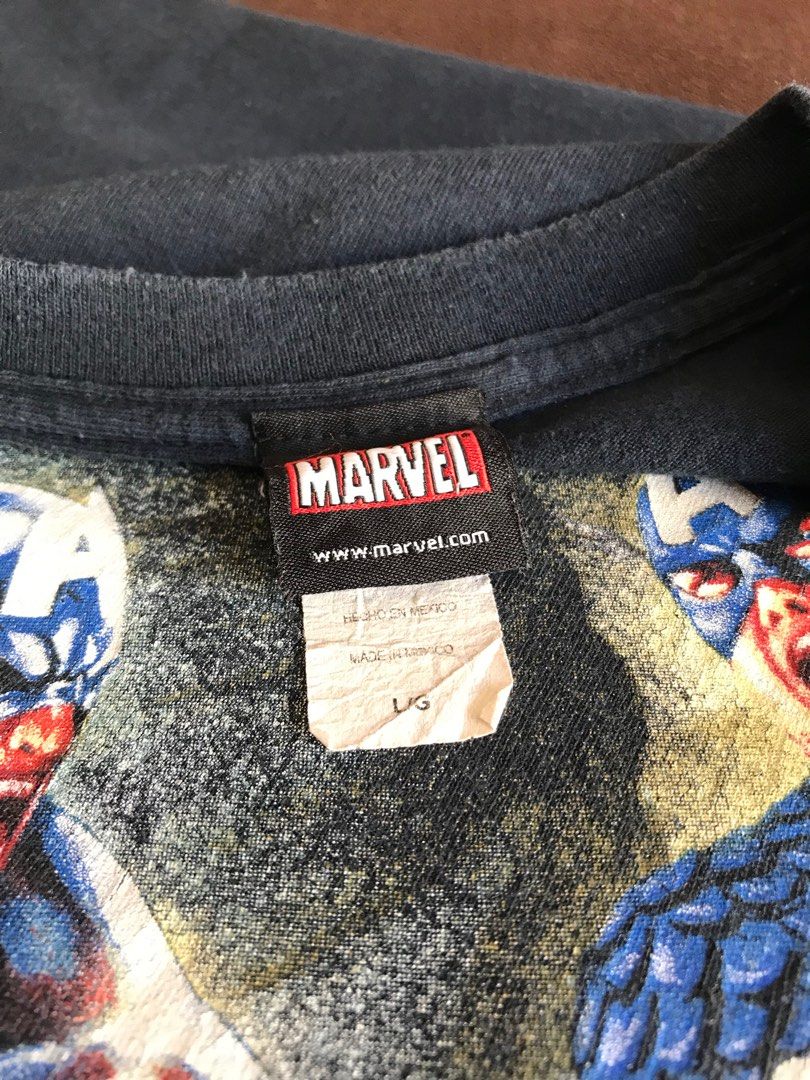 [Free Shipping] Marvel Mad Engine Captain America, Men's Fashion, Tops ...