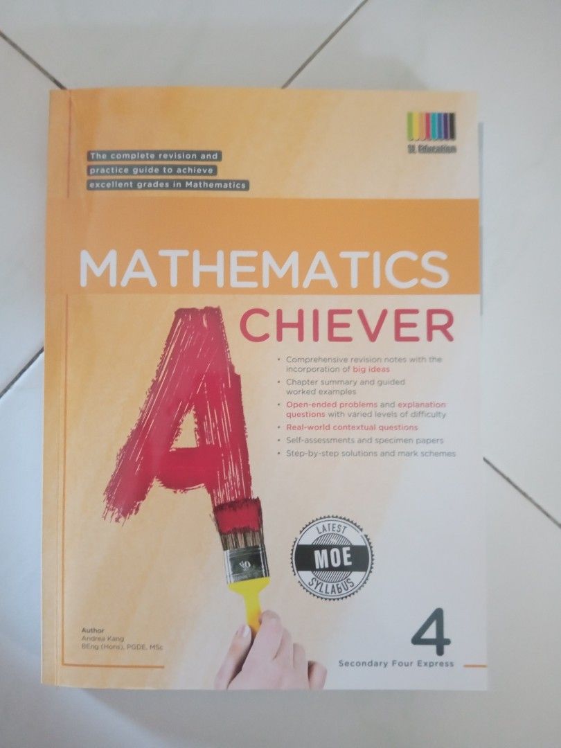 Mathematics Achiever Secondary 4 Assessment book, Hobbies & Toys, Books ...